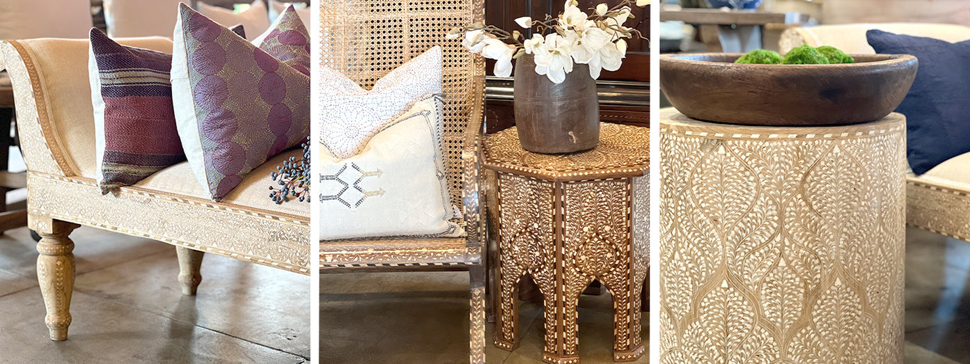 Inlay Furniture Collection. Bone Inlay Modern Furniture In Pasadena CA ...