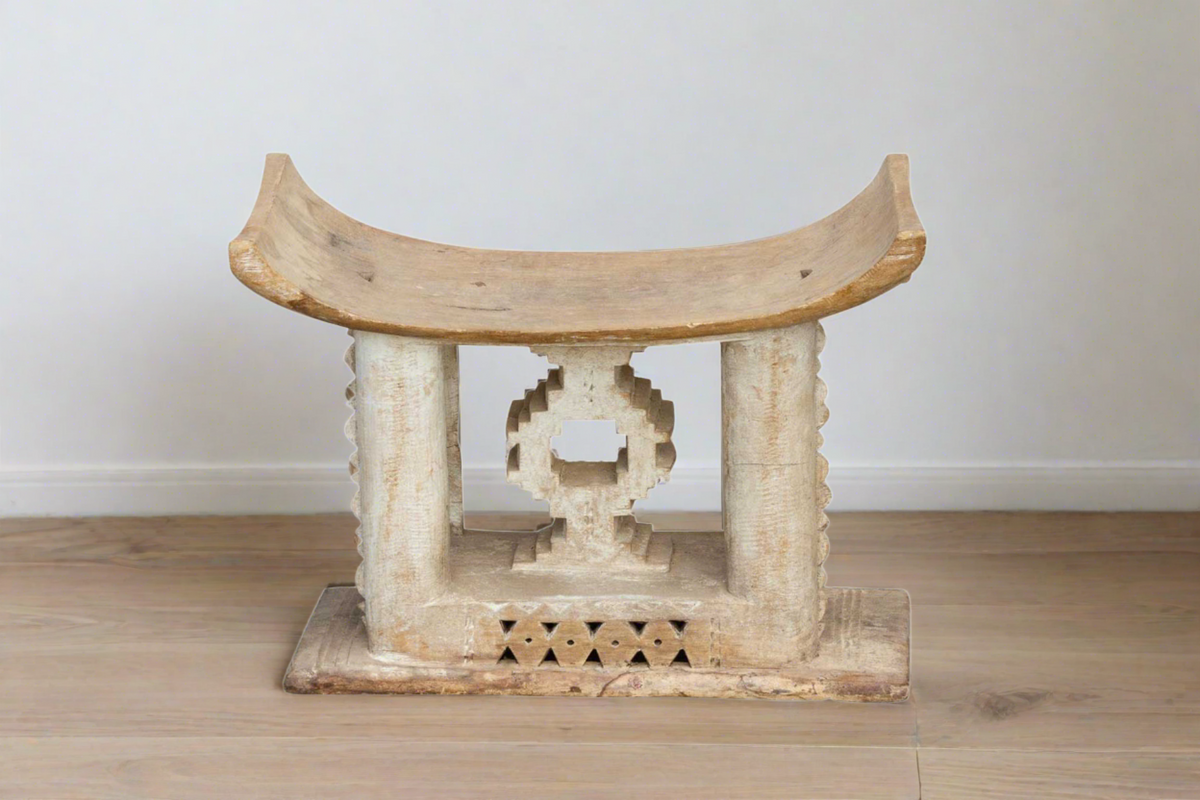 Antique Ashanti Chief Ceremonial Stool– DE-COR | Globally Inspired