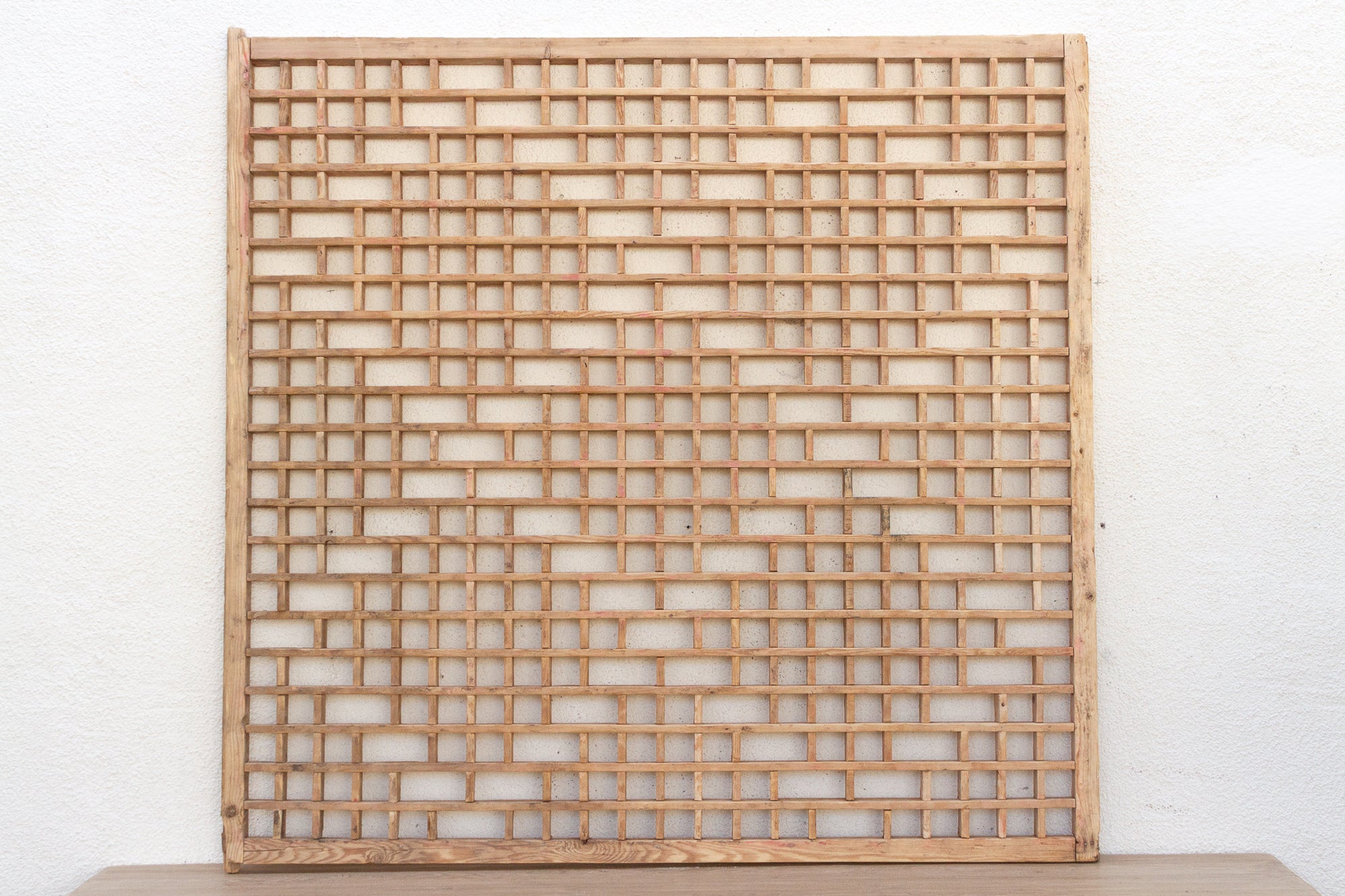 Large 53" x 50" Antique Wooden Lattice Panel (Trade)– DE-COR | Globally ...