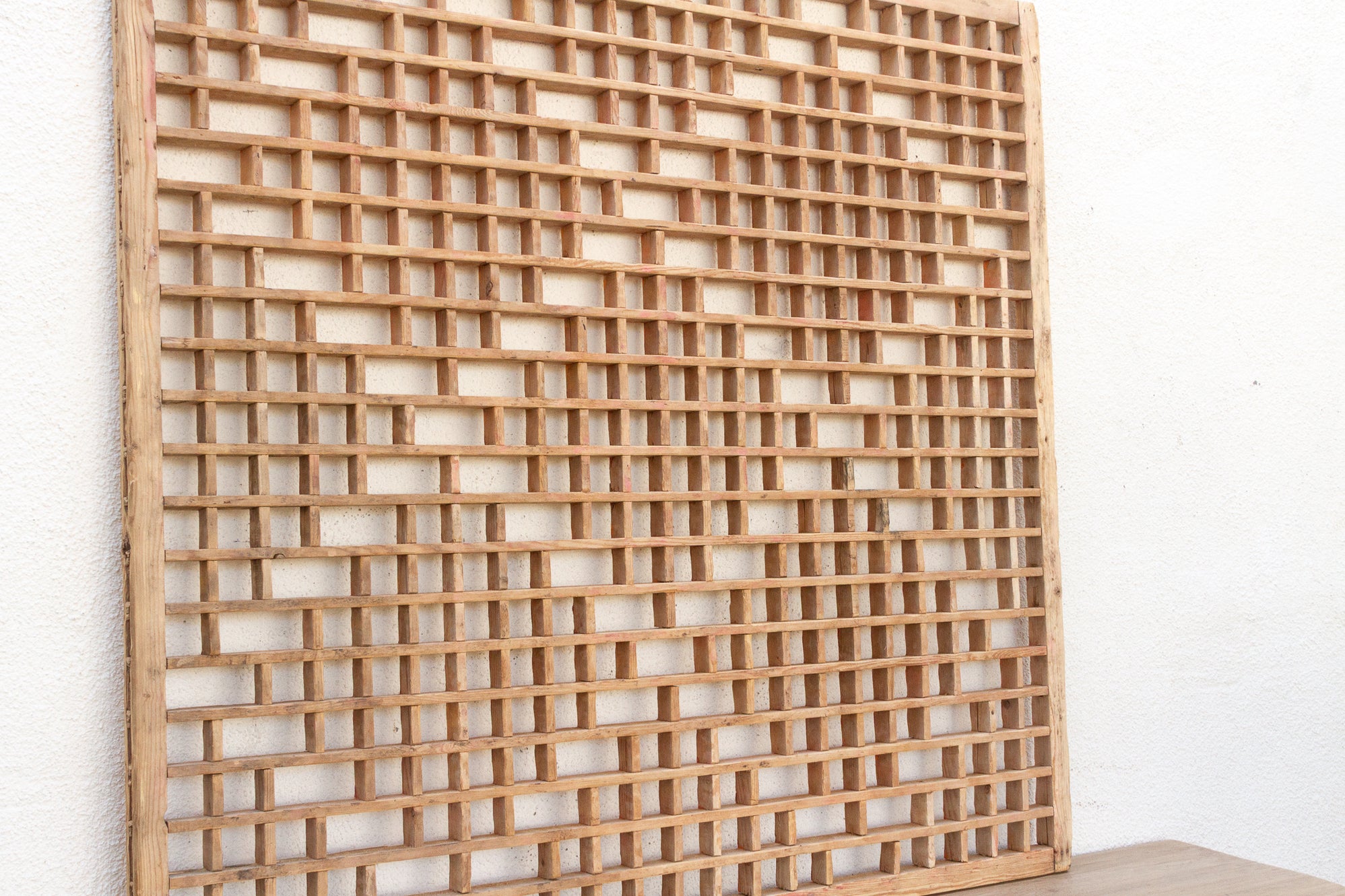 Large 53" x 50" Antique Wooden Lattice Panel (Trade)– DE-COR | Globally ...