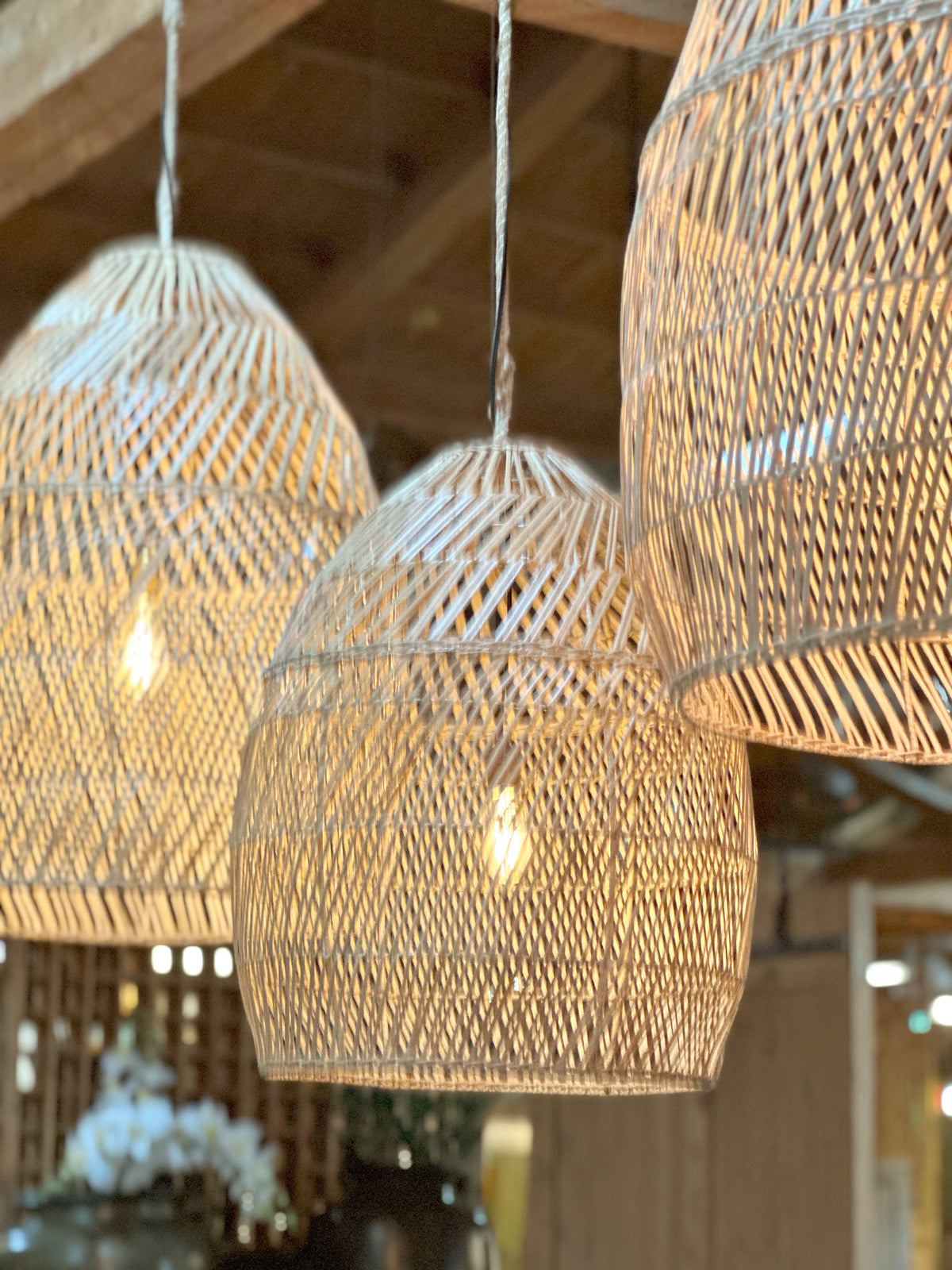 Tulum Rattan Pendant Light– DE-COR | Globally Inspired
