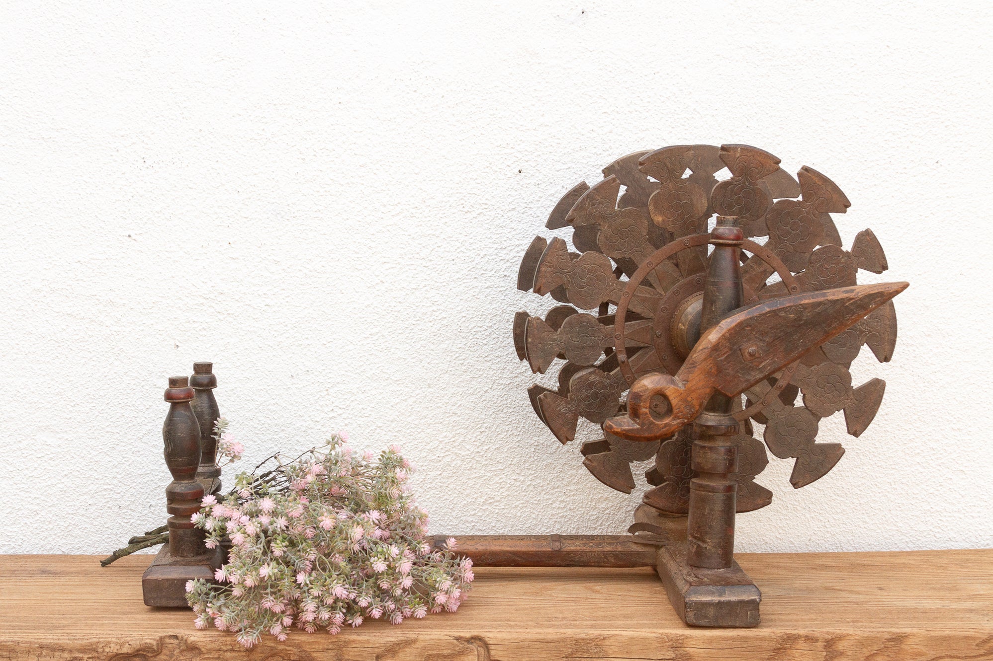 Original Wooden Spinning Wheel– DE-COR | Globally Inspired