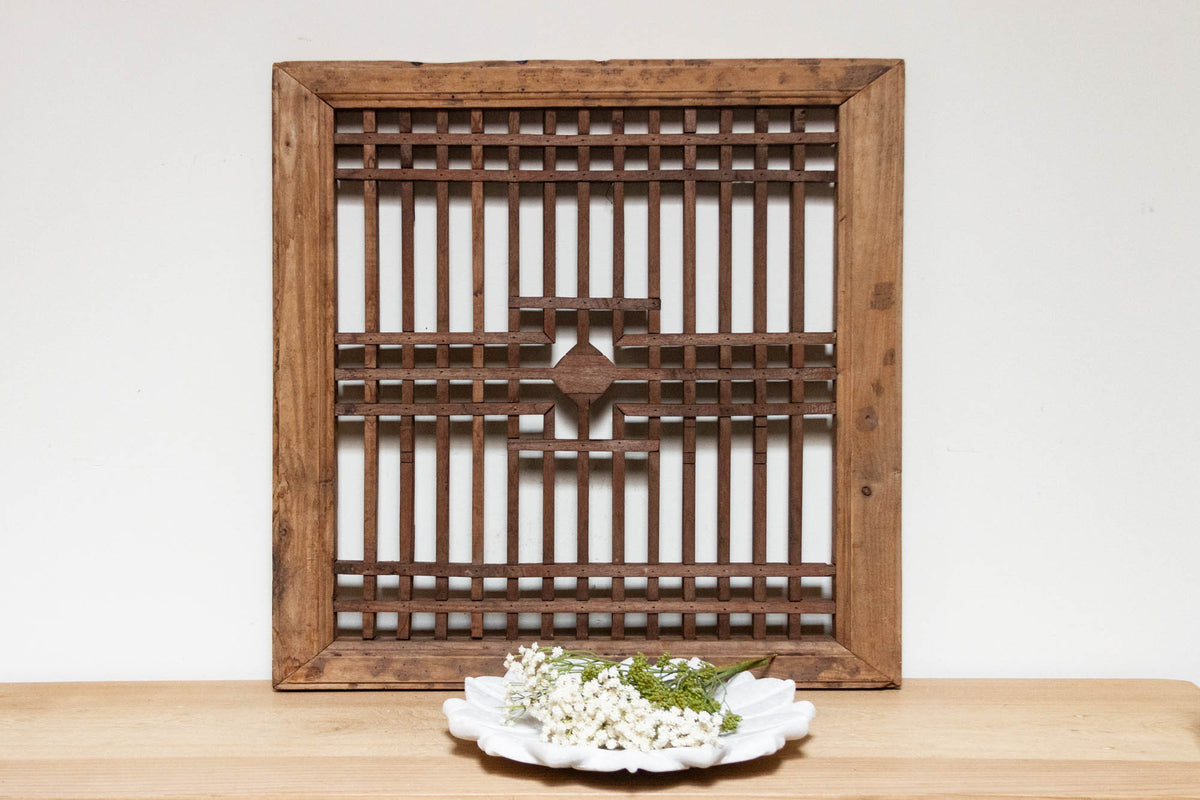 Kaori Antique Asian Lattice Panel