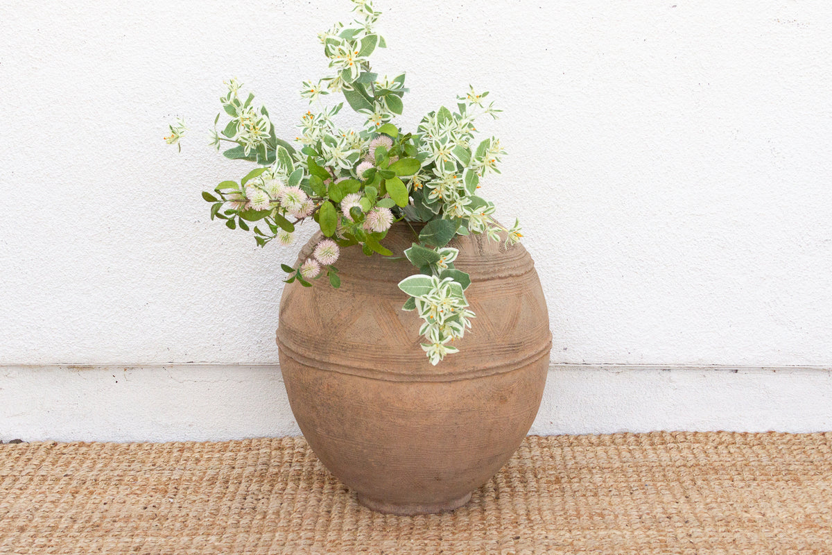 Antique Farmhouse Style Mossi Storage Pot– DE-COR | Globally Inspired