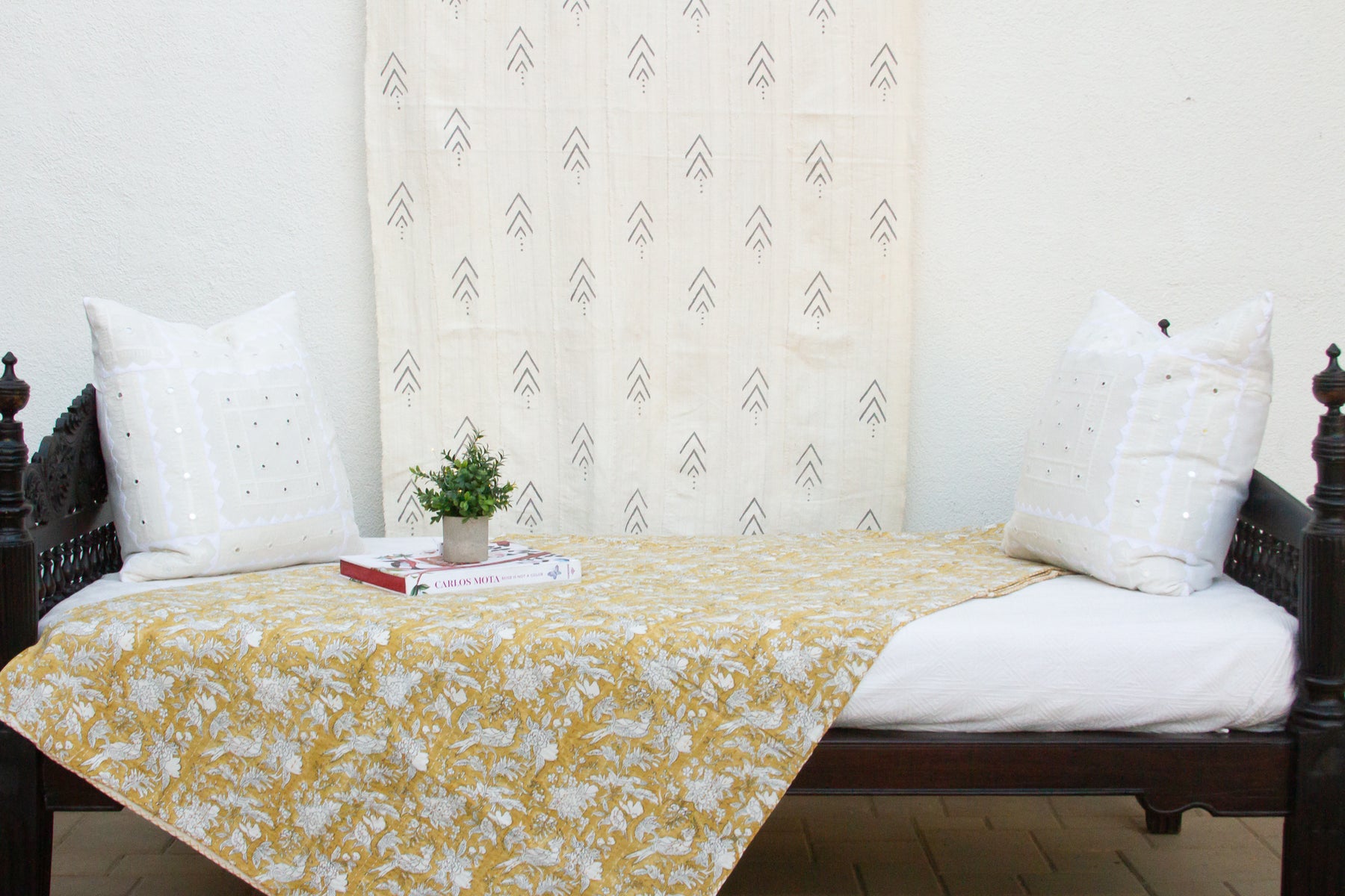 Block Print Cotton Indian Blankets– DE-COR | Globally Inspired