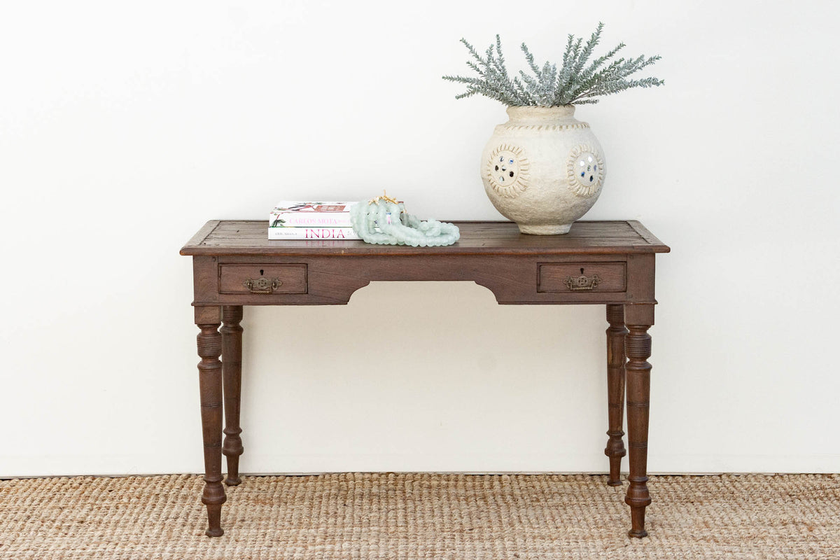 Antique British Colonial Desk– DE-COR | Globally Inspired