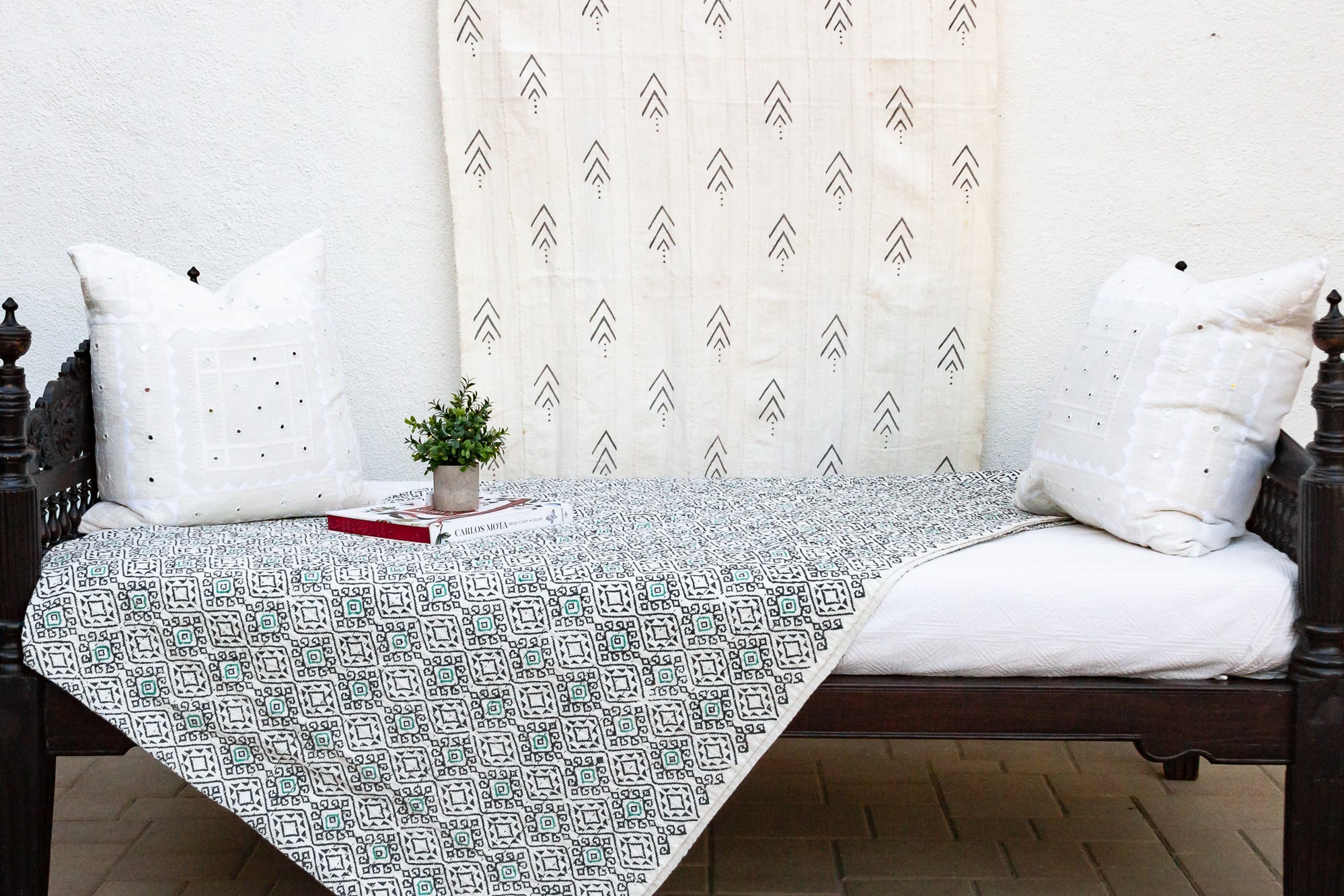 Block Print Cotton Indian Blankets– DE-COR | Globally Inspired