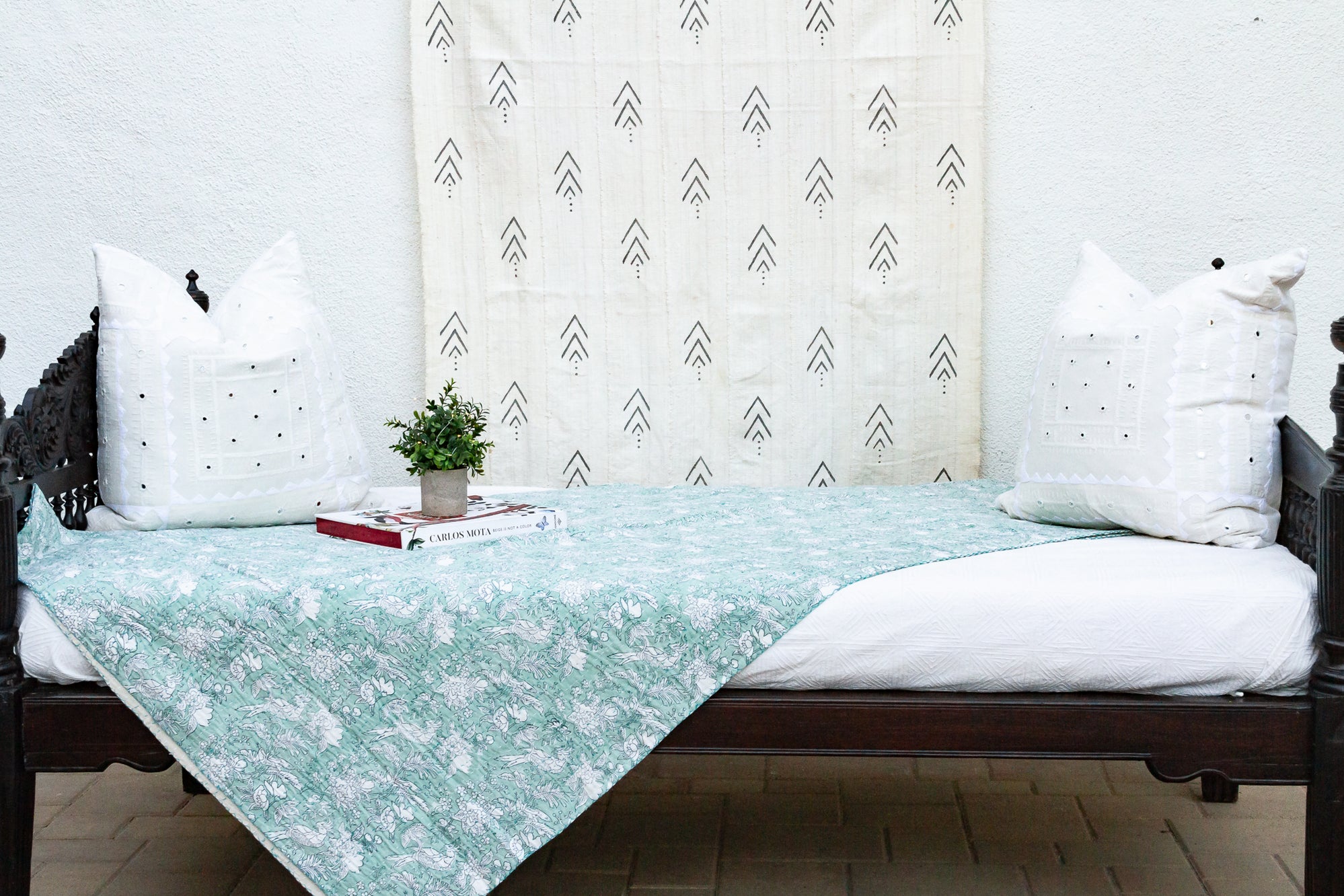 Block Print Cotton Indian Blankets– DE-COR | Globally Inspired