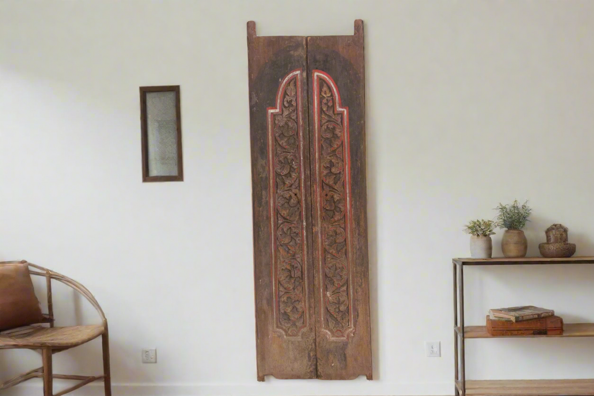 Pair of Antique Heavily Carved Doors From Thailand– DE-COR | Globally ...