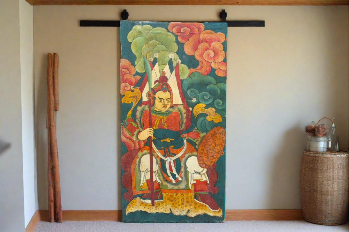 Colorful Antique Tibetan "Khan" Door Panel– DE-COR | Globally Inspired