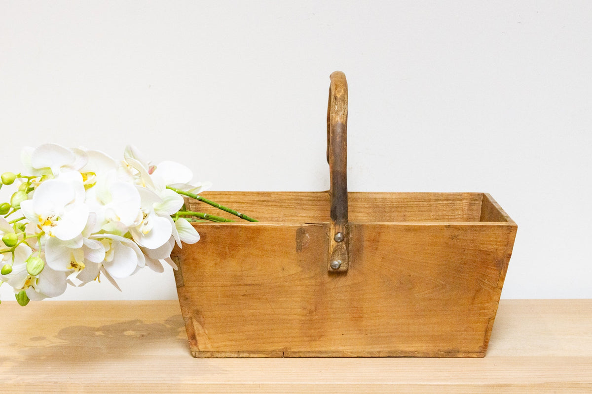 Antique Elm Wood Vegetable Basket (Trade)– DE-COR | Globally Inspired
