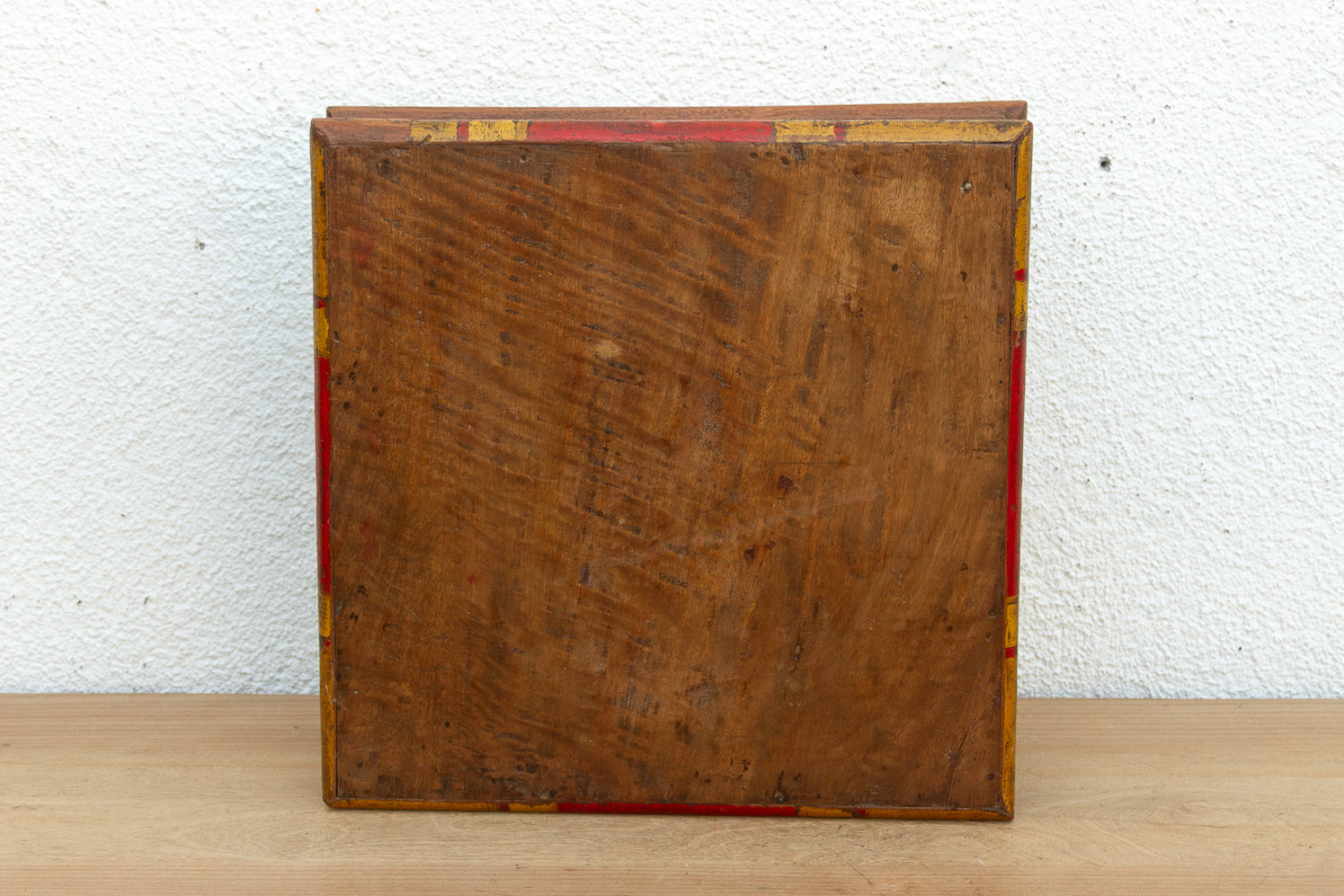 Vintage Indian Square Bajot Table | Low Puja Stool (16")– DE-COR ...