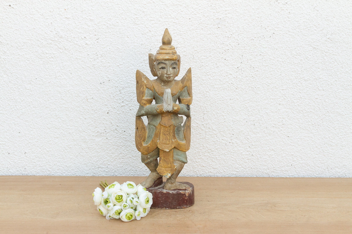 ntique Burmese Polychrome Wood Folk Figure | Nat Spirit (16.5")– DE-COR ...