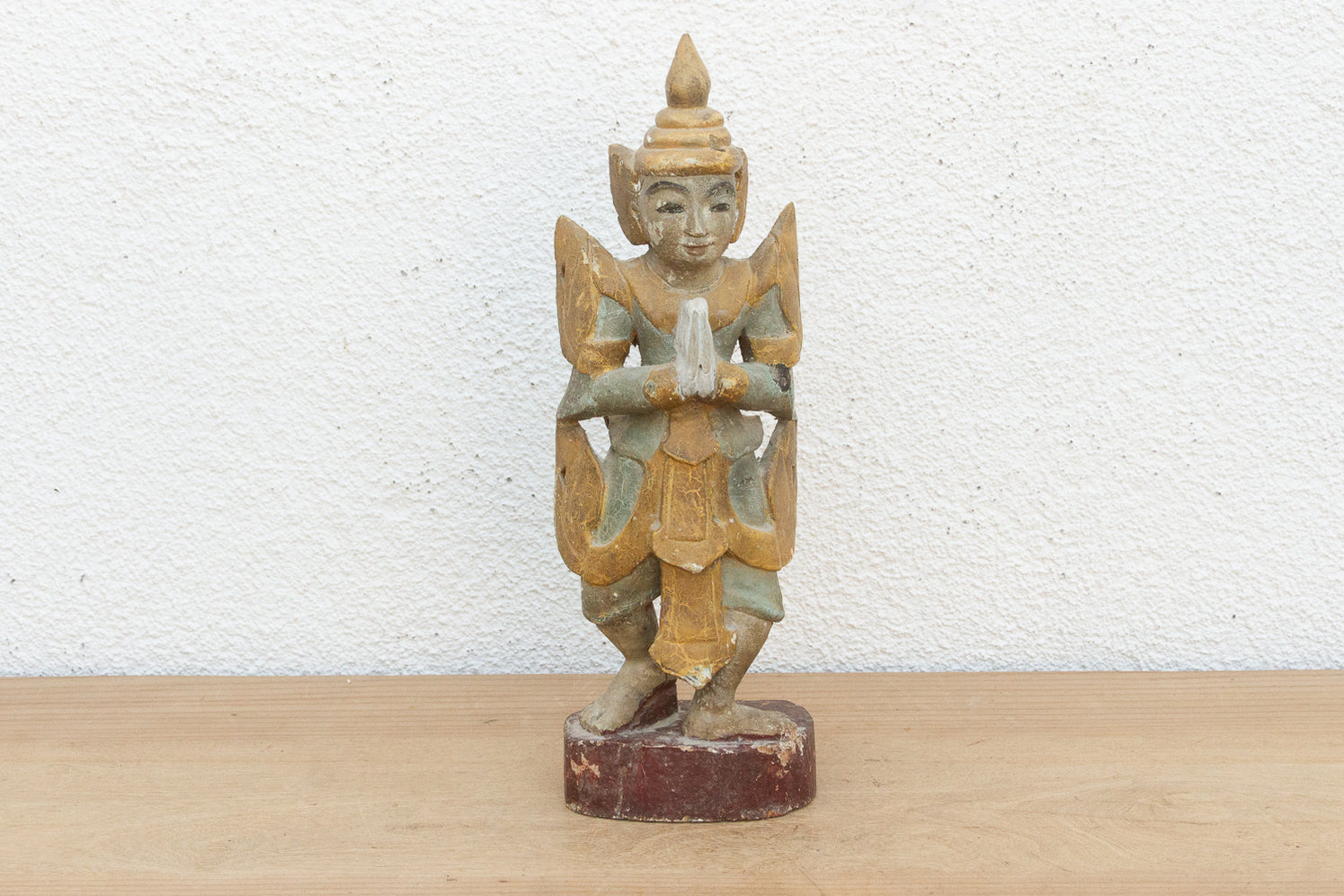 ntique Burmese Polychrome Wood Folk Figure | Nat Spirit (16.5")– DE-COR ...