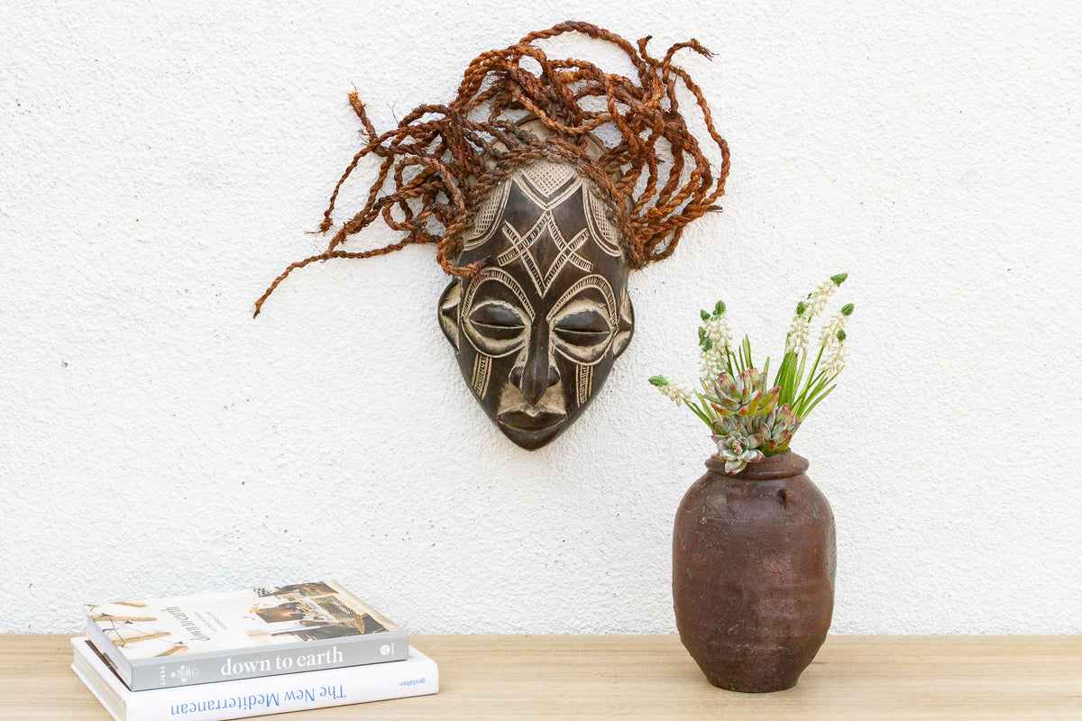 Carved Guro African Mask Zamble Spirit– DE-COR | Globally Inspired