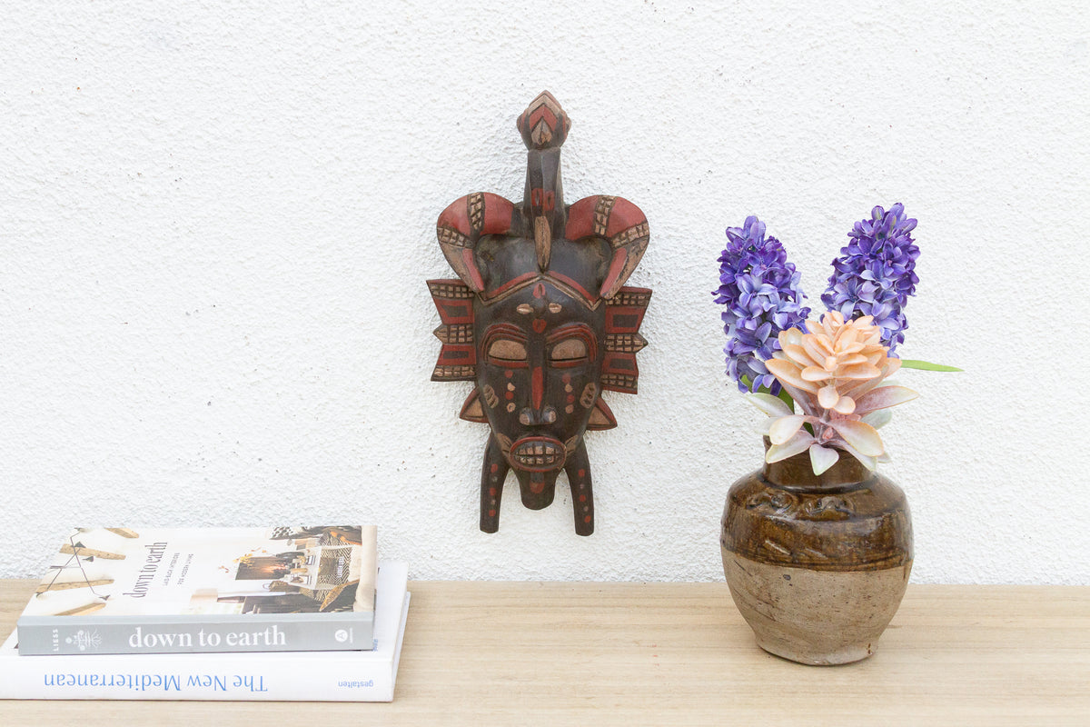 Ijo Ancestral Painted African Mask– DE-COR | Globally Inspired