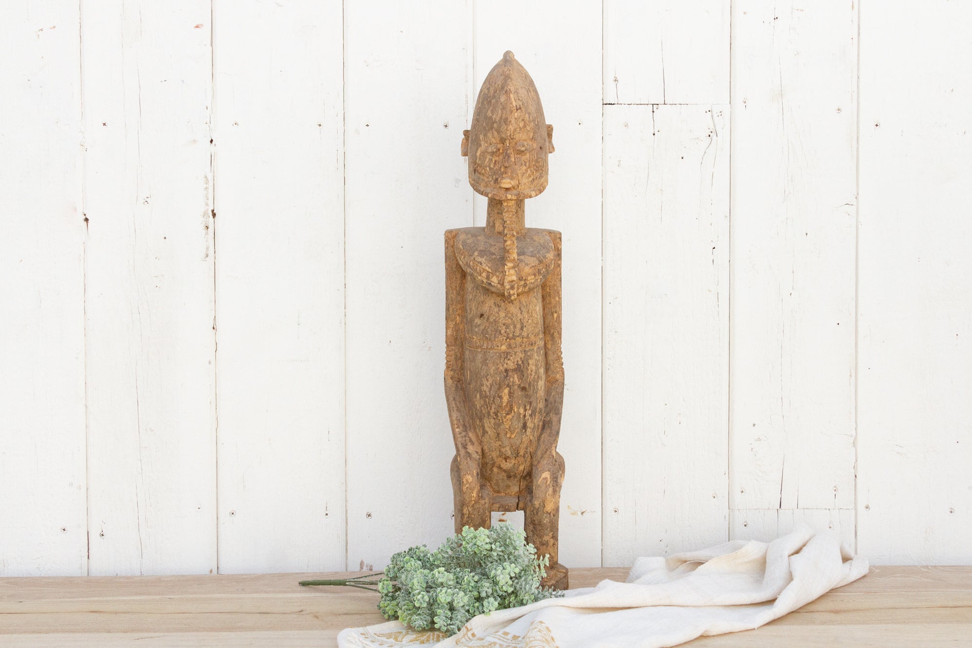 19th Century Primitive Tall African Statue– DE-COR | Globally Inspired