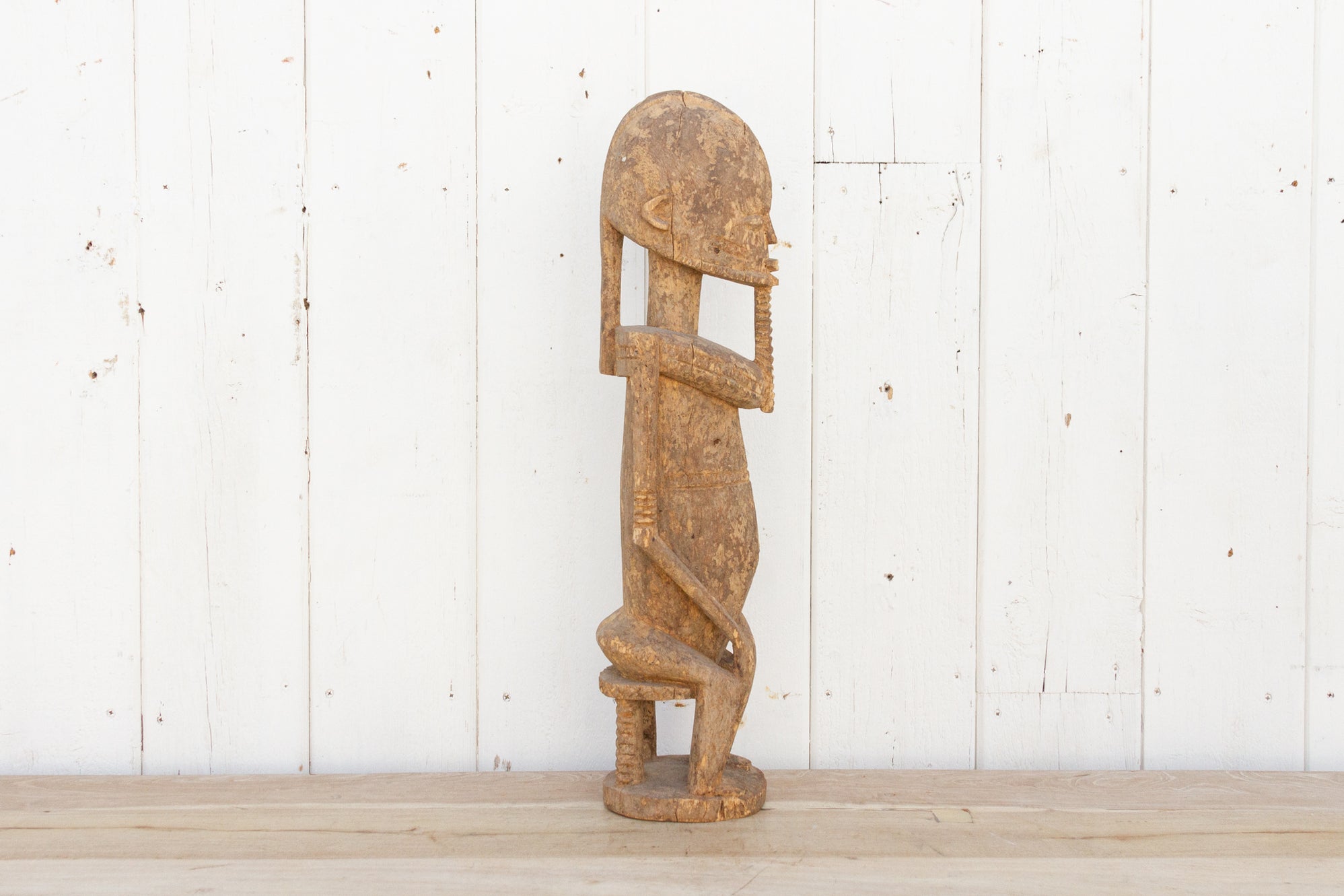 19th Century Primitive Tall African Statue– DE-COR | Globally Inspired