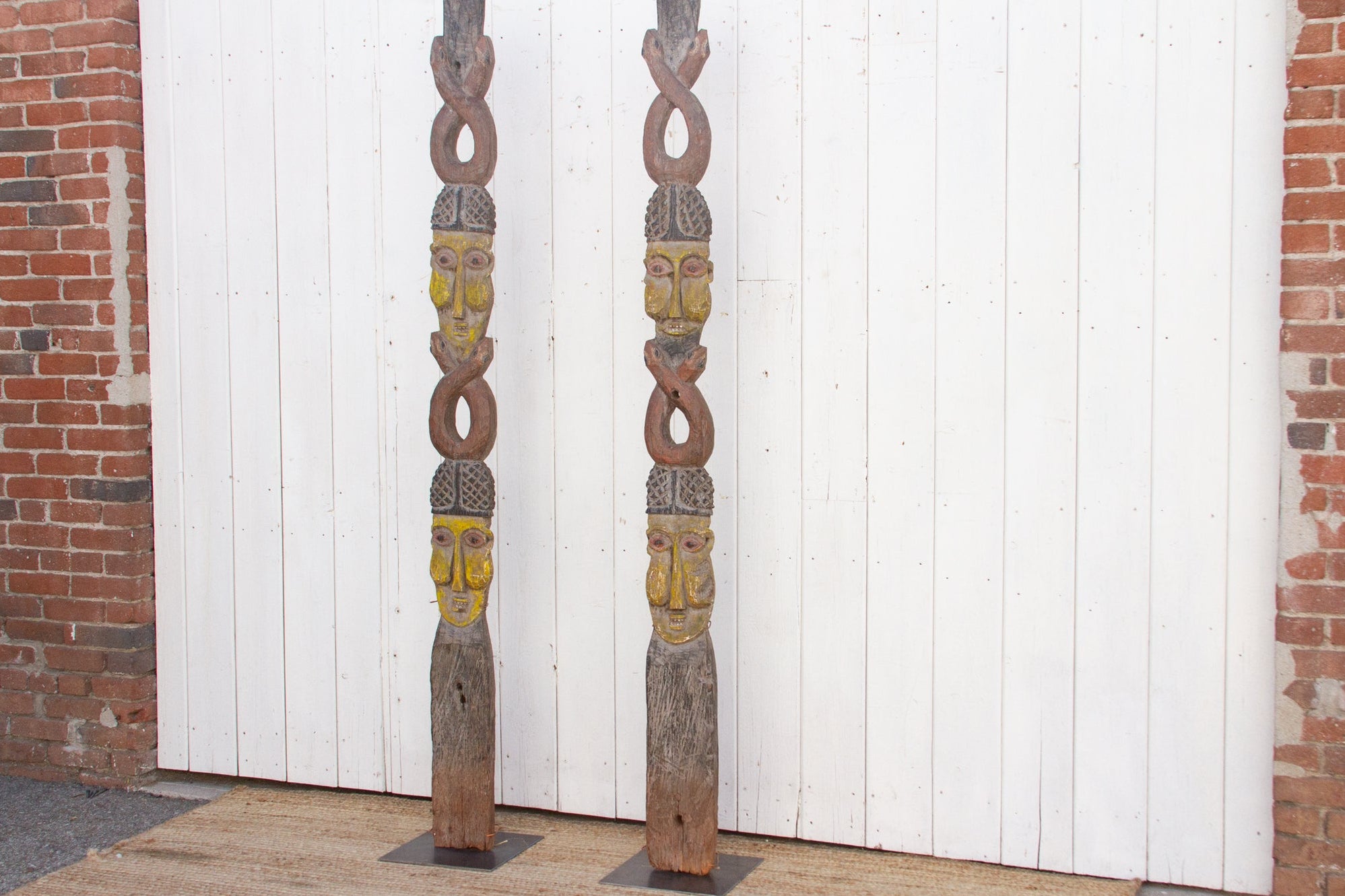 Pair of Antique African House Posts (Trade)– DE-COR | Globally Inspired