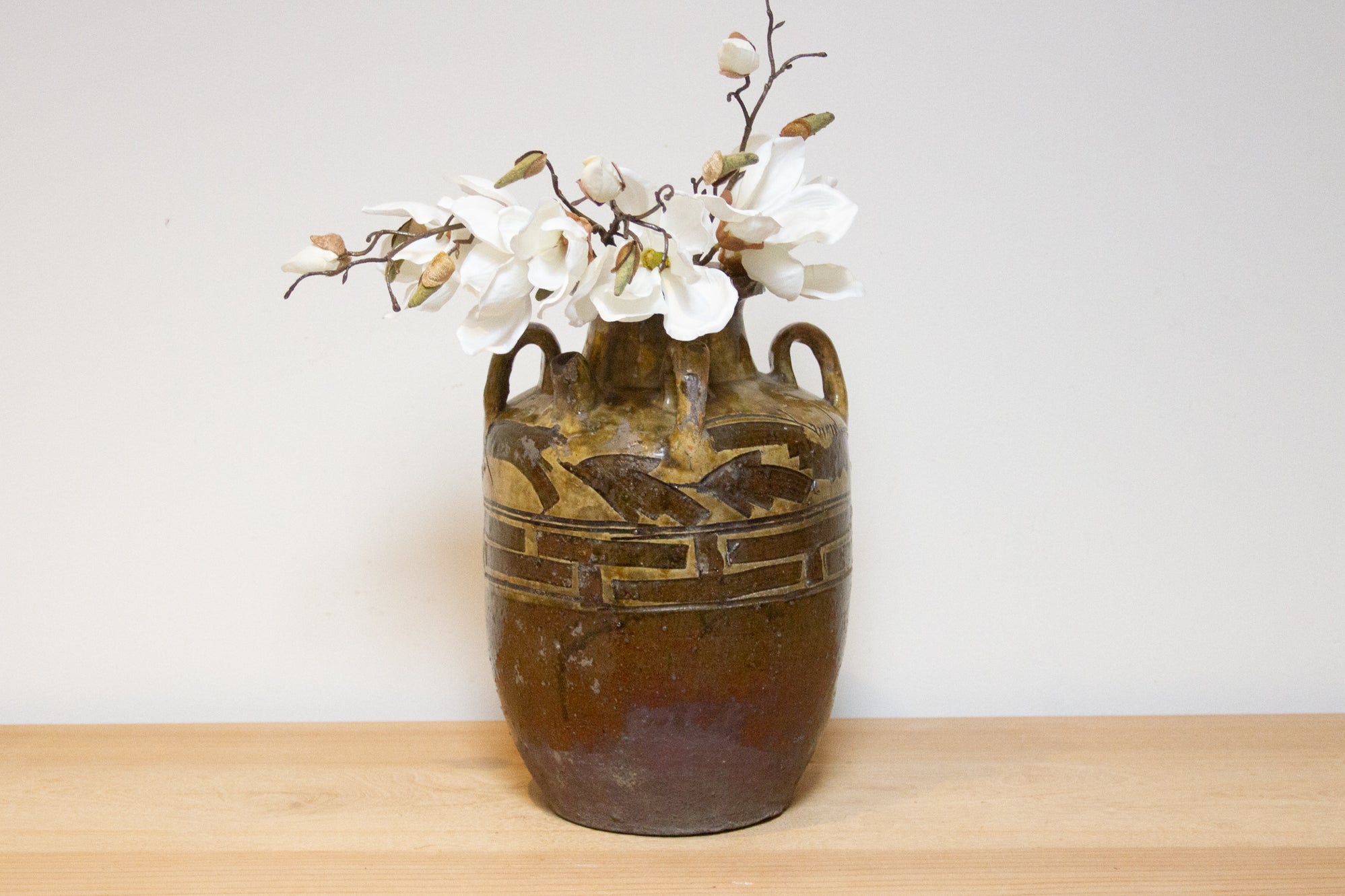 Antique Engraved Martaban Jar– DE-COR | Globally Inspired