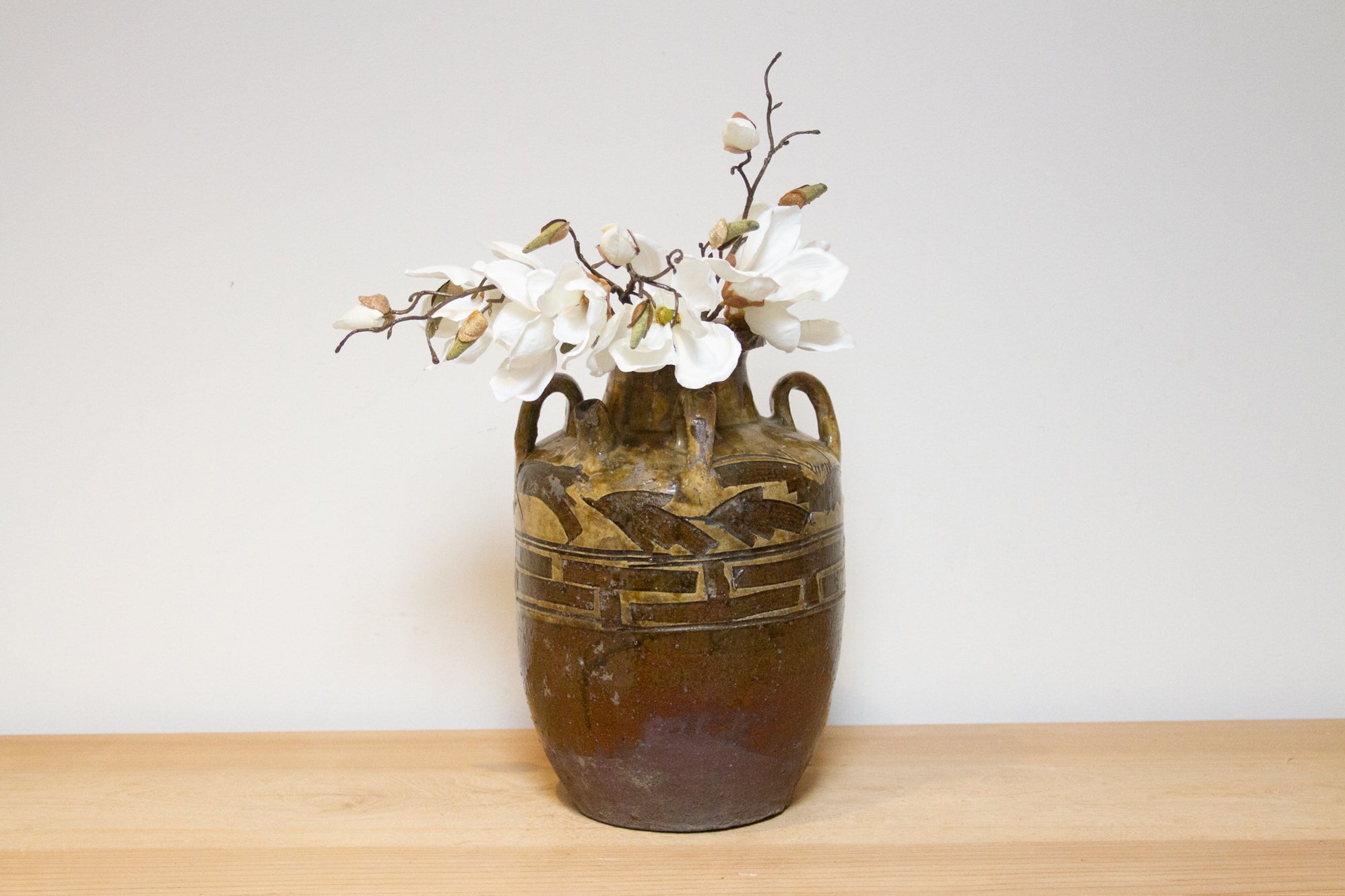 Antique Engraved Martaban Jar– DE-COR | Globally Inspired