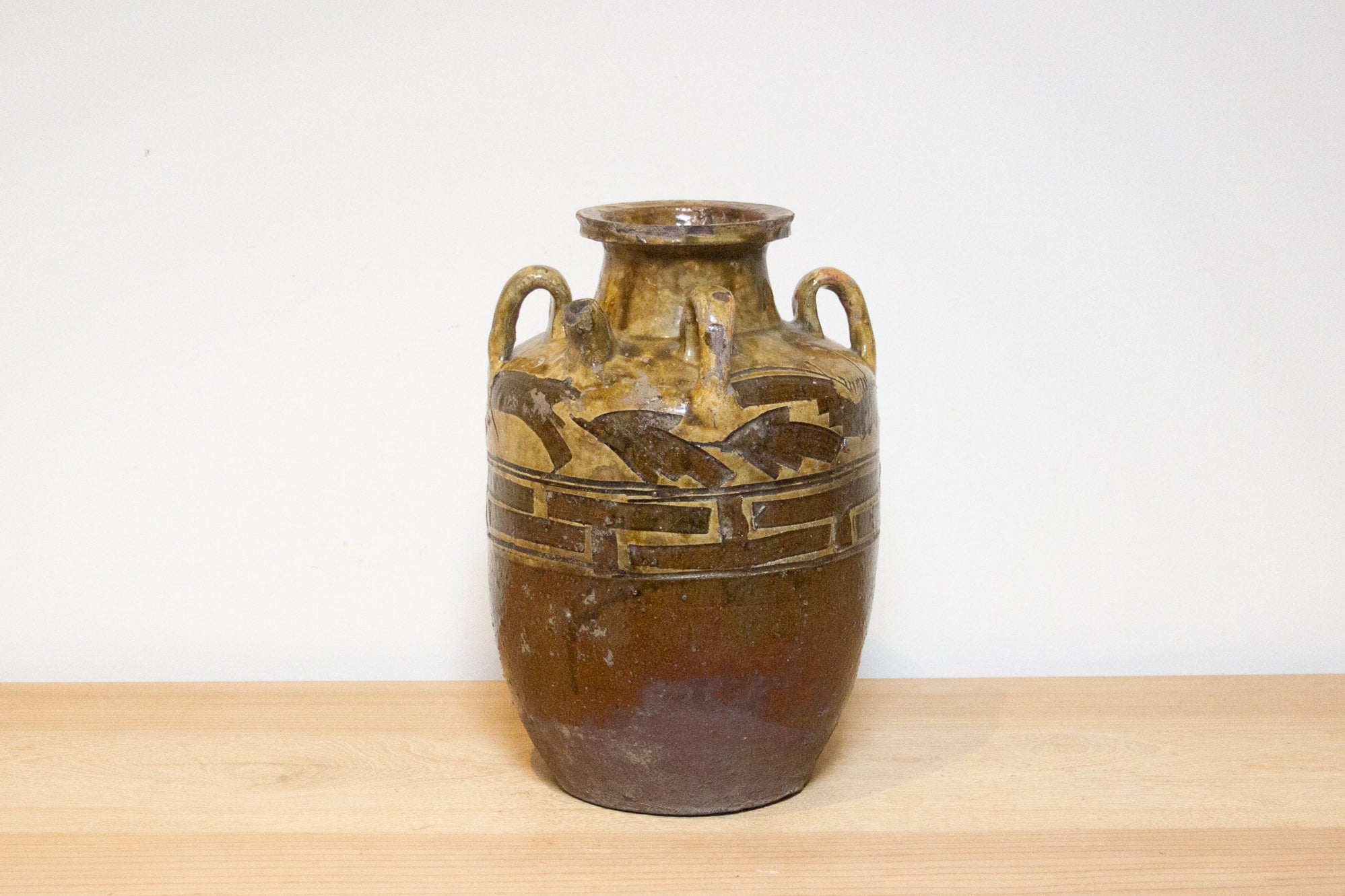 Antique Engraved Martaban Jar– DE-COR | Globally Inspired