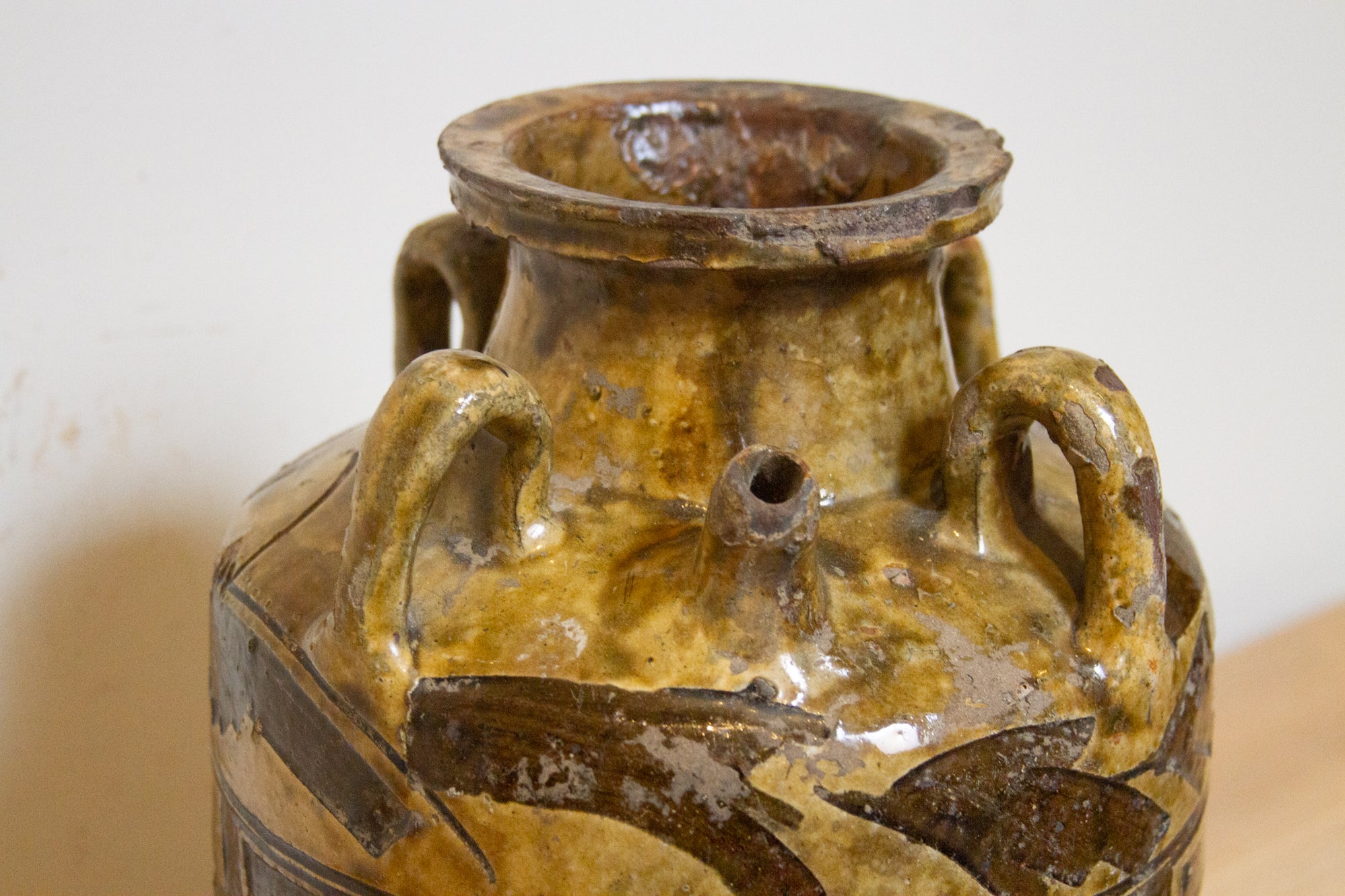 Antique Engraved Martaban Jar– DE-COR | Globally Inspired