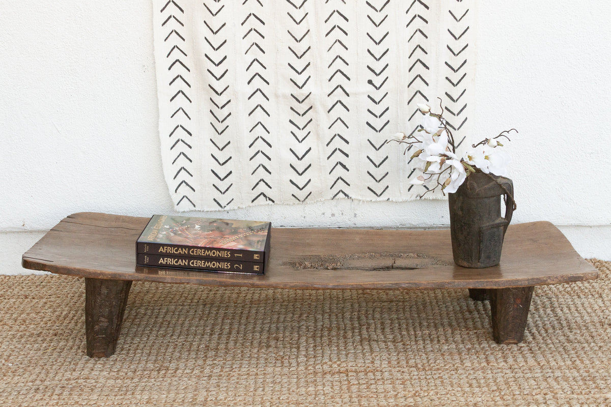 Ancient Patinated Brown African Coffee Table– DE-COR | Globally Inspired