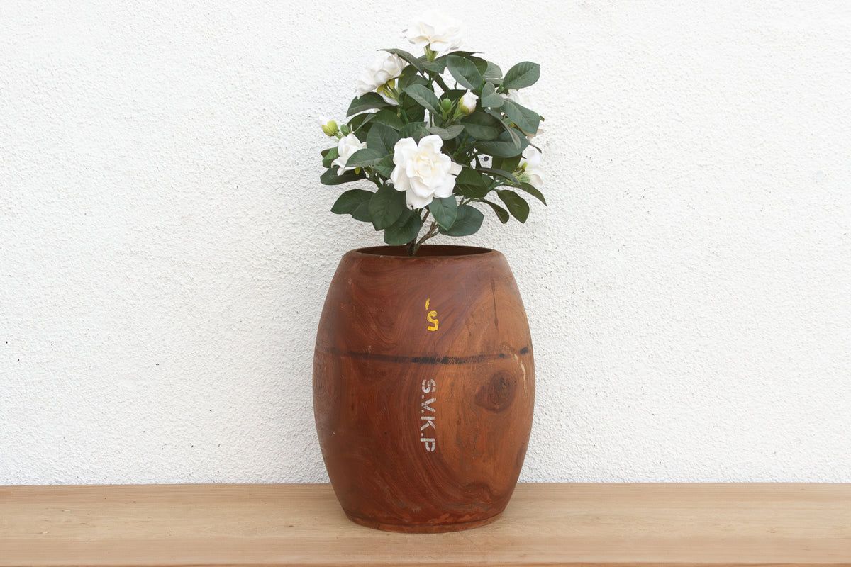 Antique Stenciled Grain Measure Pot– DE-COR | Globally Inspired