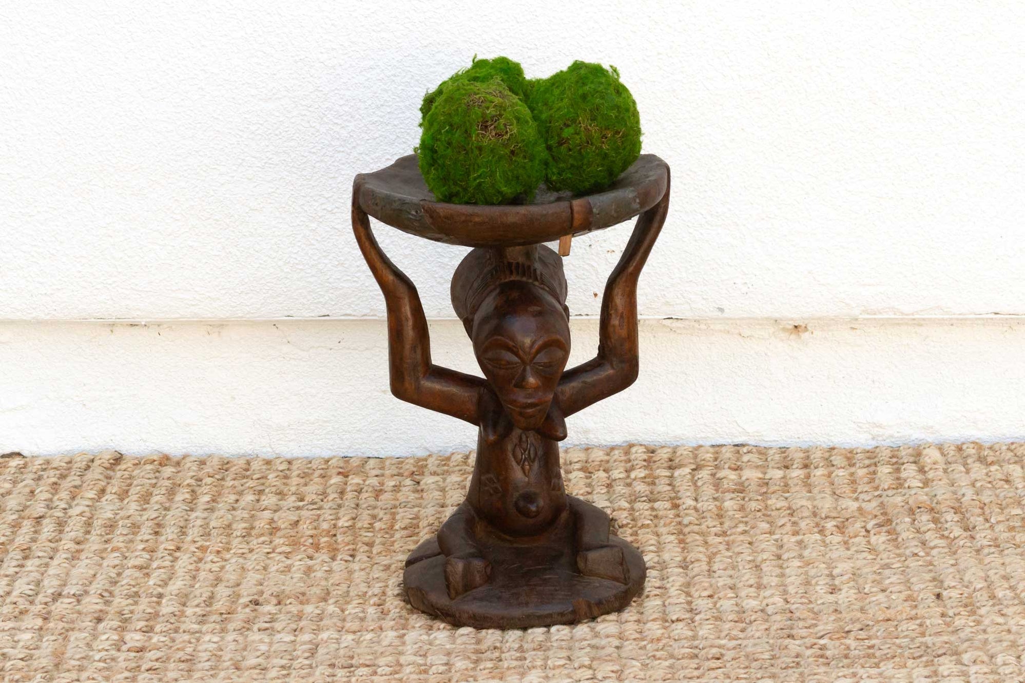 Antique African Luba Sculpture Stool– DE-COR | Globally Inspired