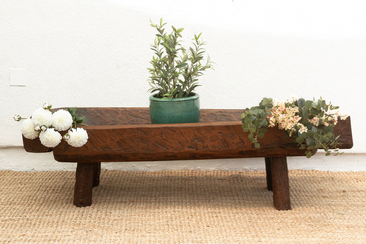 Rustic Antique French Cheese-Making Trough Table– DE-COR | Globally ...