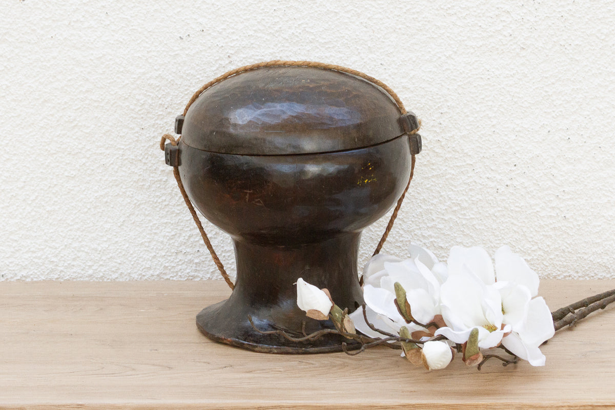Antique Wooden Ceremonial Philippine Pot– DE-COR | Globally Inspired