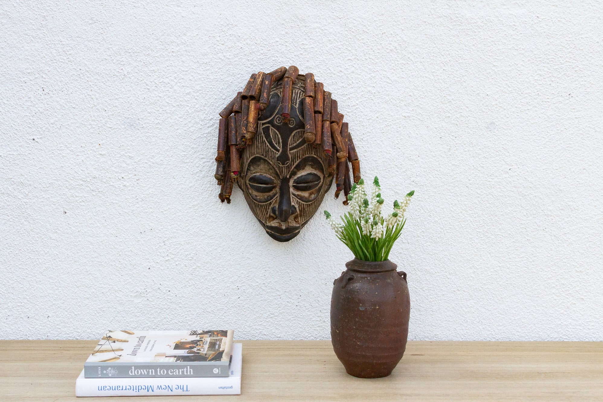 Vintage Braided African Guro Mask– DE-COR | Globally Inspired