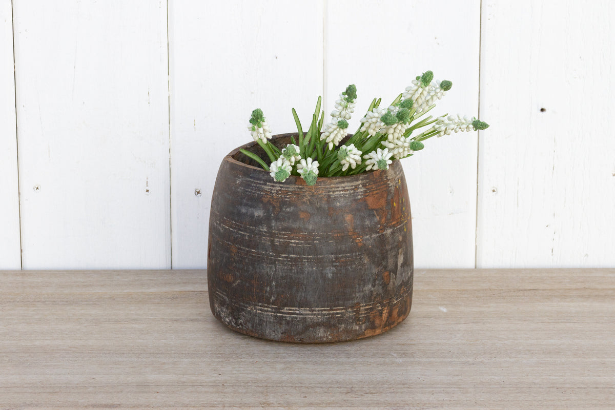 Antique Indian Rice Measure Container– DE-COR | Globally Inspired