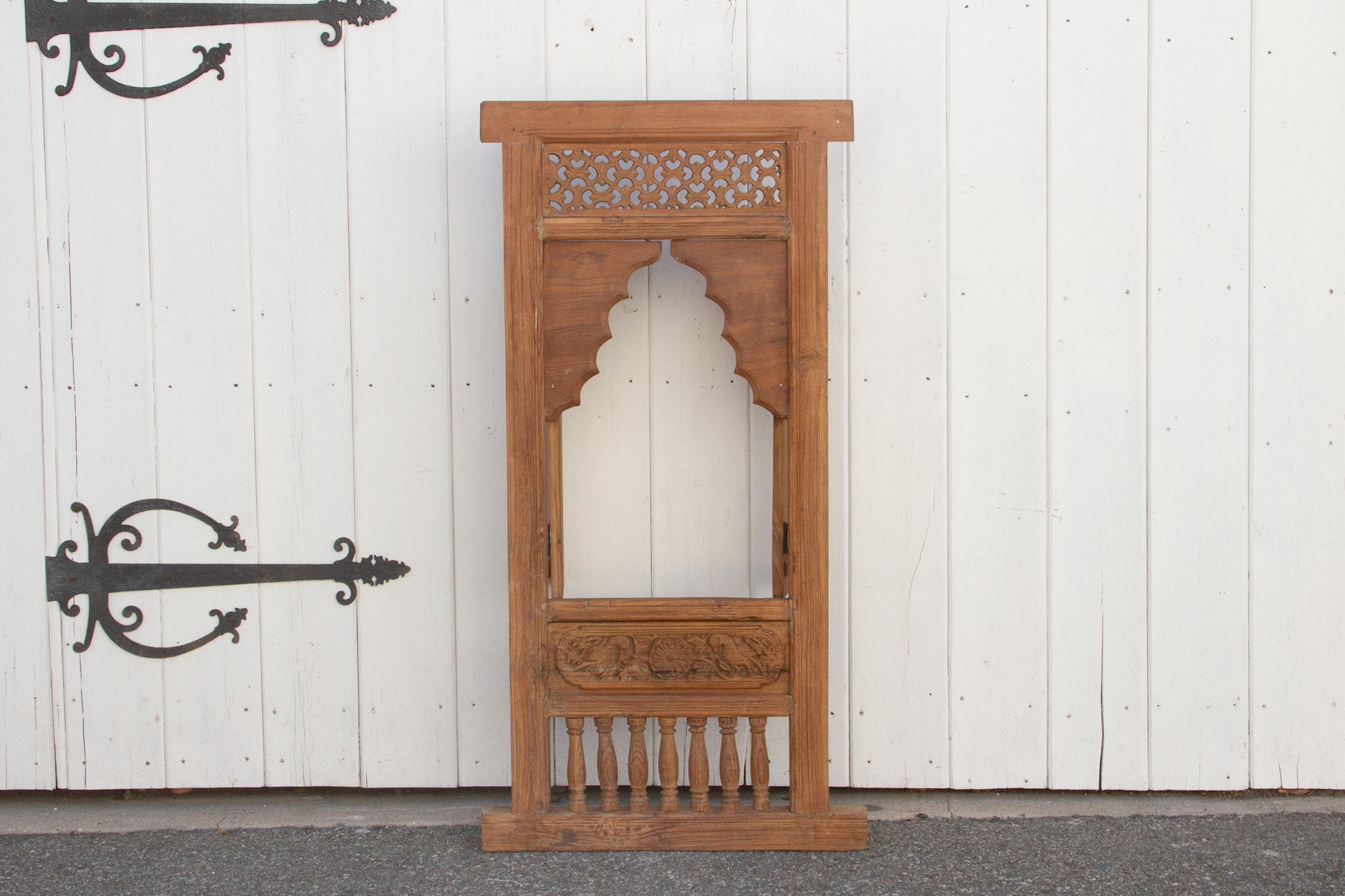 19th Century Indian Carved Architectural Window– DE-COR | Globally Inspired