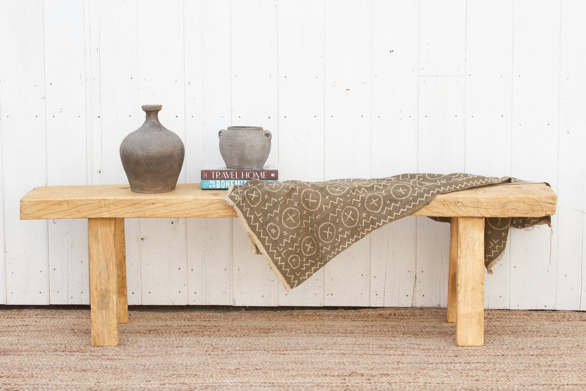 Farmhouse Reclaimed Wood Bench– DE-COR | Globally Inspired
