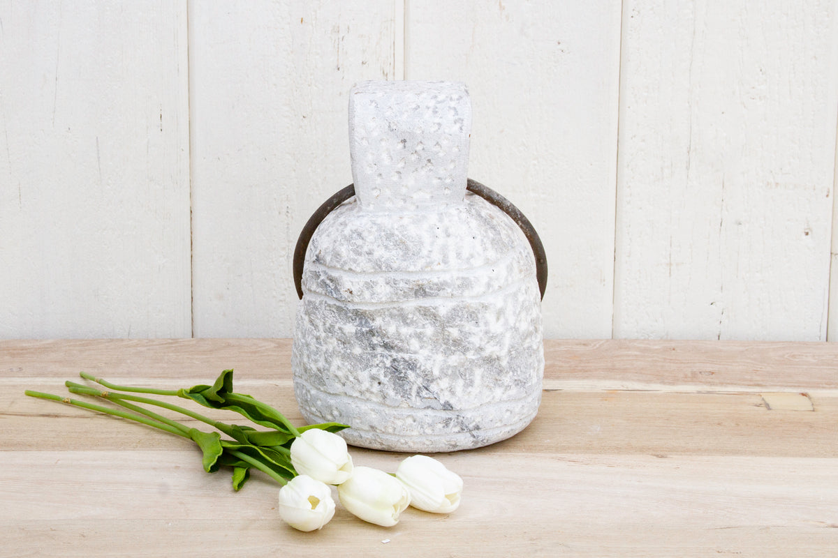 Large White Stone Door Stop– DE-COR | Globally Inspired
