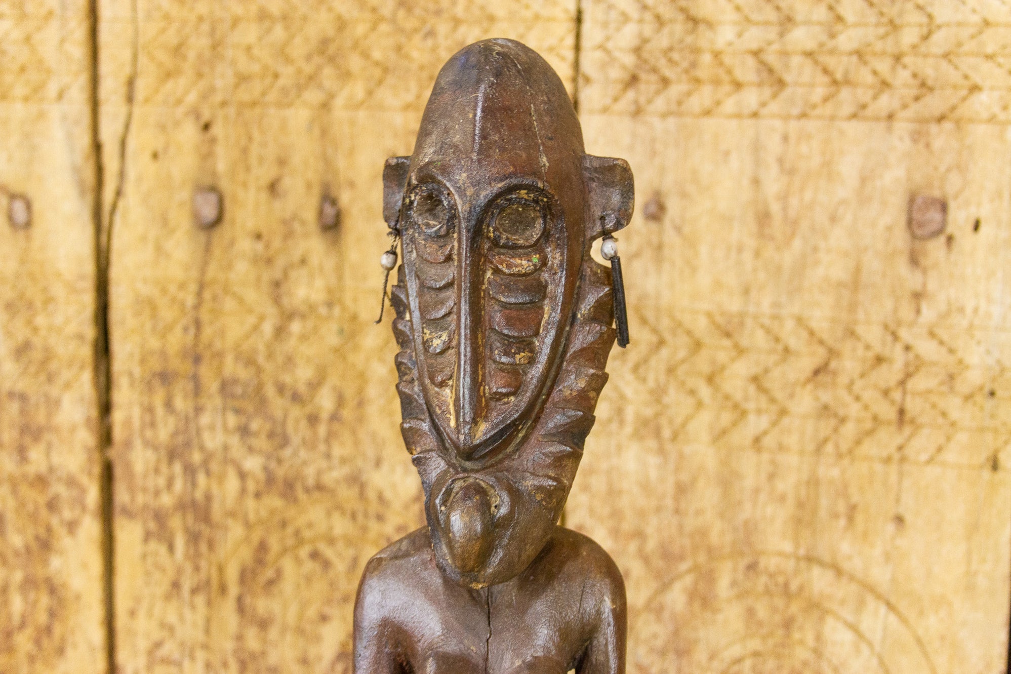 African Tribal Carved Statue– DE-COR | Globally Inspired