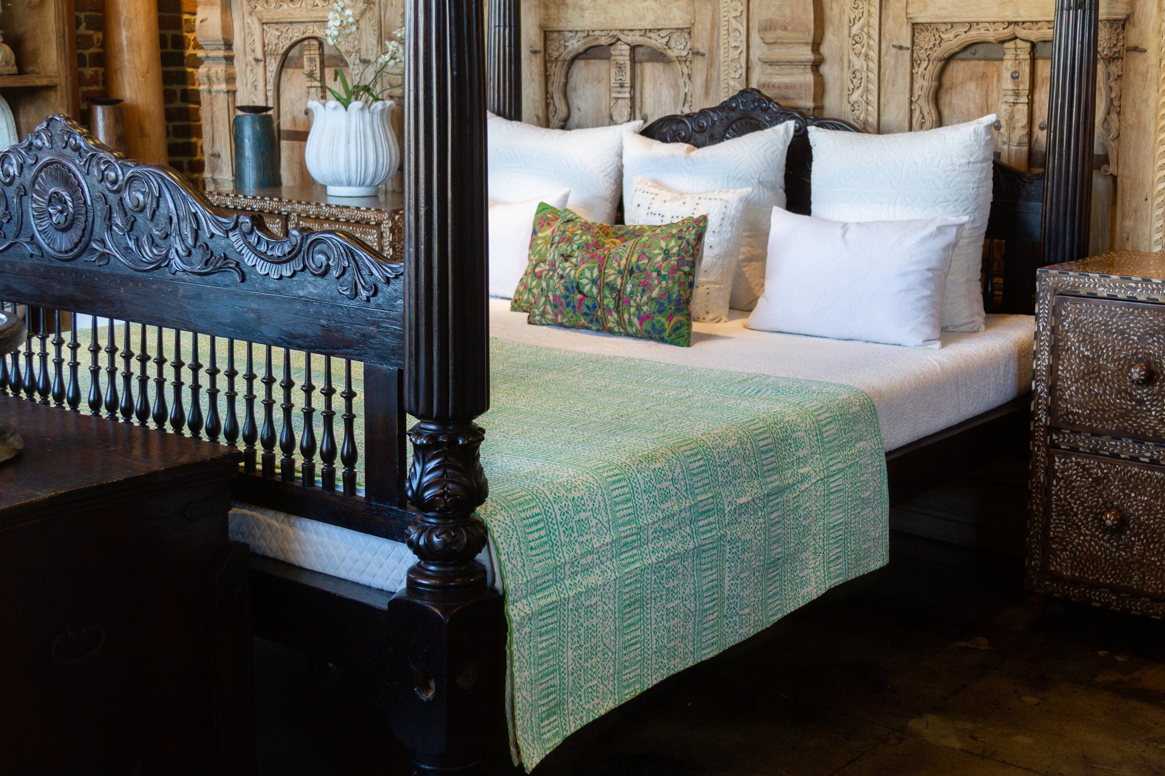 Block Print Cotton Indian Blankets– DE-COR | Globally Inspired