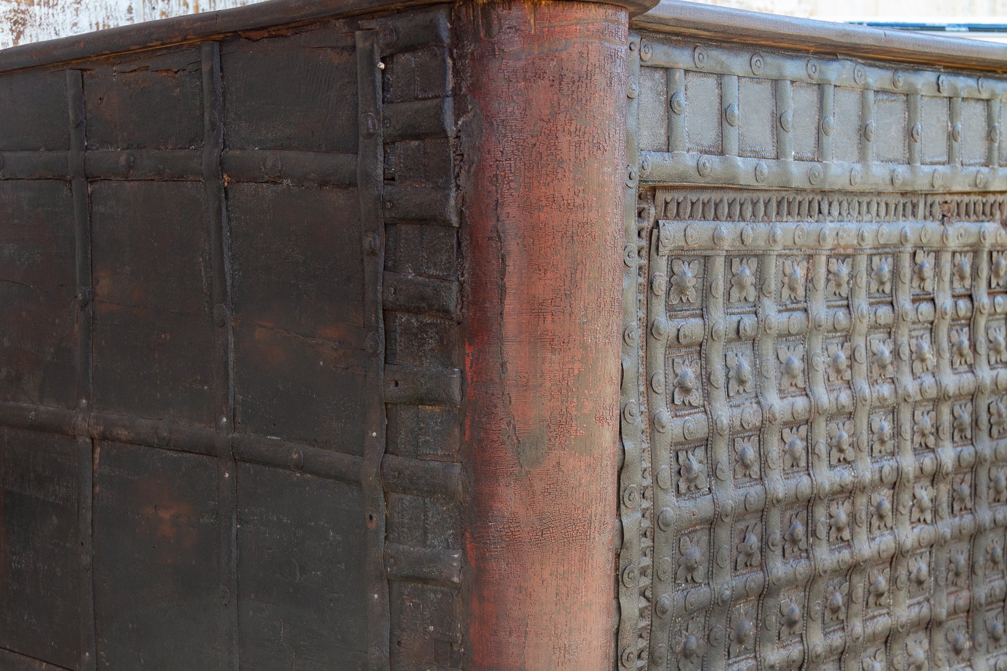 Antique Indian Pitara Box Desk