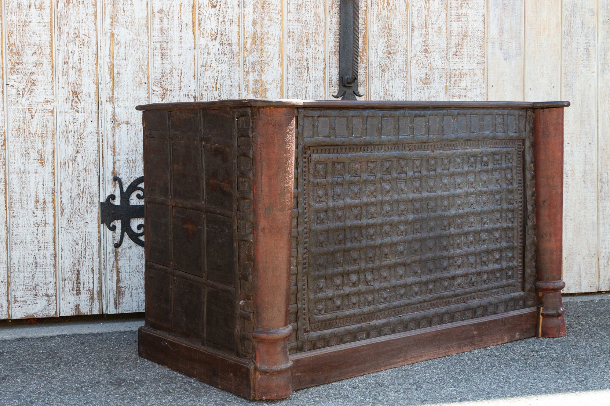 Antique Indian Pitara Box Desk