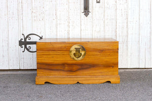 Campaign Style Asian Cedar Chest
