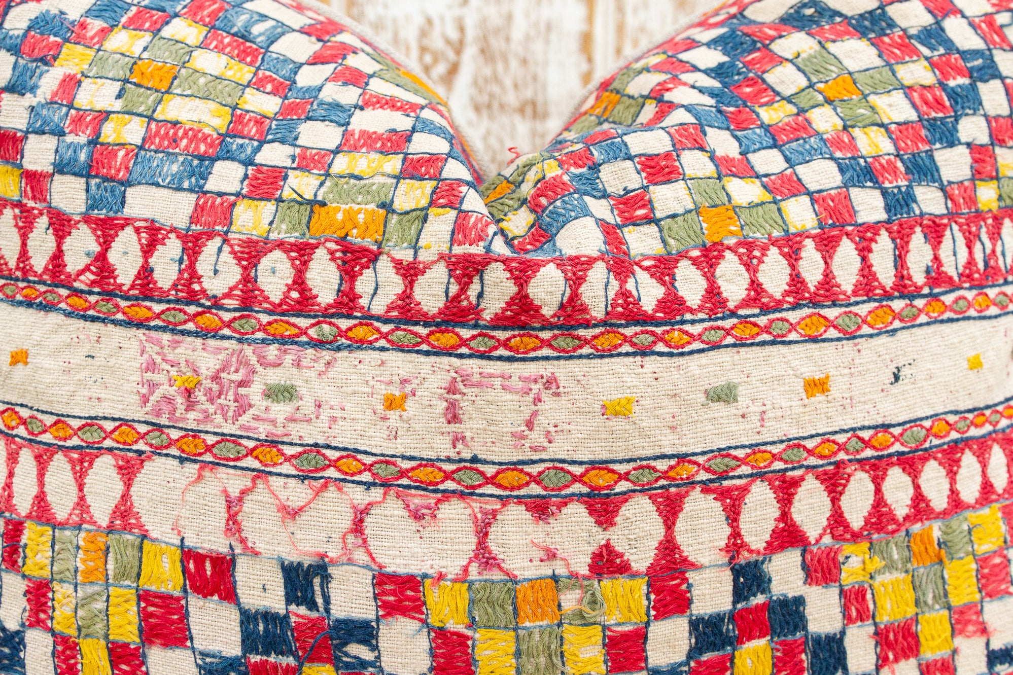 Yarzar Antique Tribal Grain Sack Pillow– DE-COR | Globally Inspired