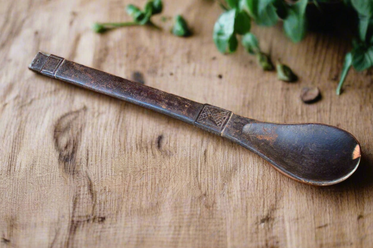 Long Xhosa Tribal Antique Spoon